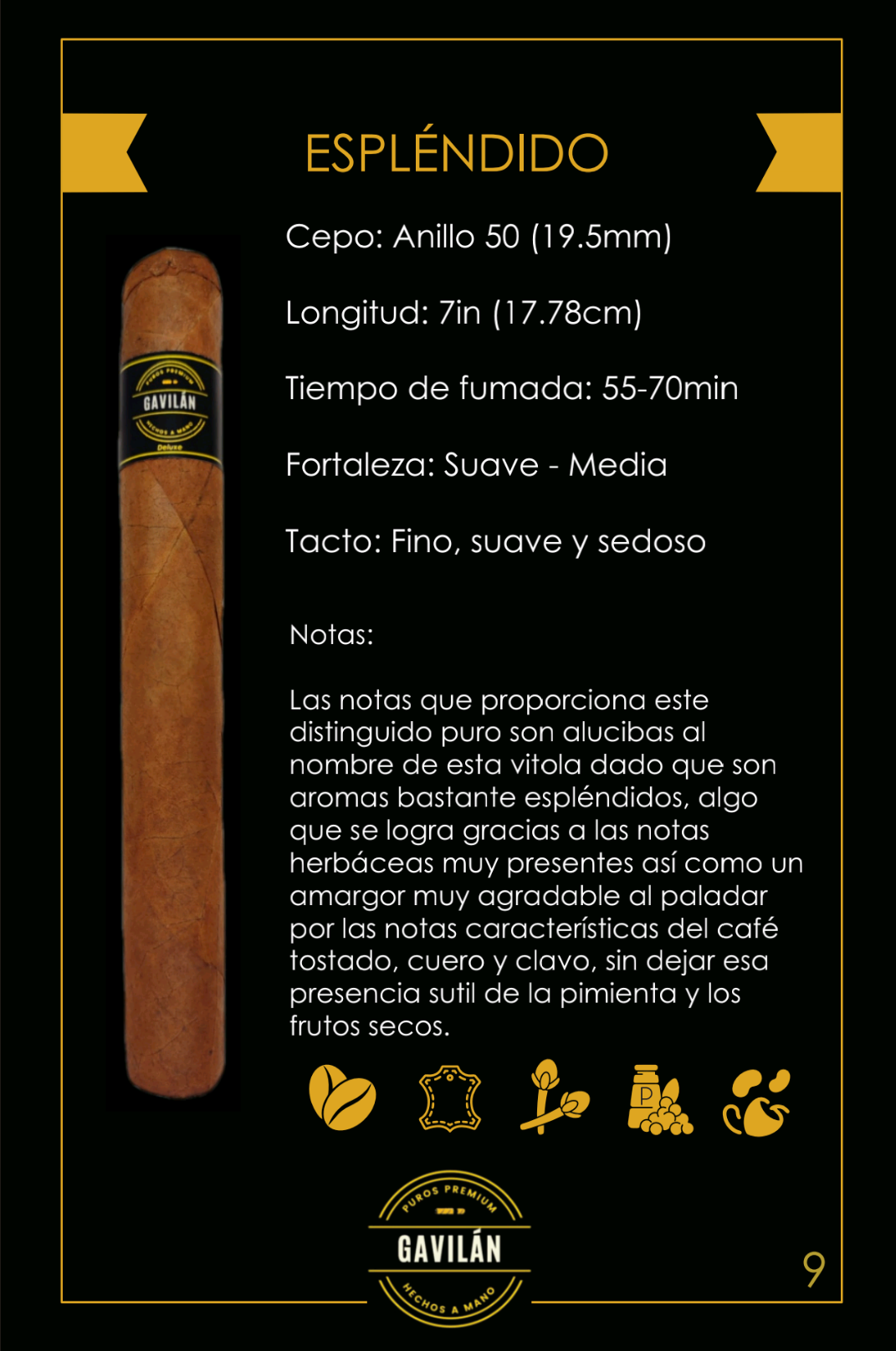 Espléndido - Línea Deluxe. – Puros Gavilán